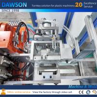 China Double Station 10L Jerry Can Blow Molding Machine 90mm Screw 150kg/h Plasticizing for sale