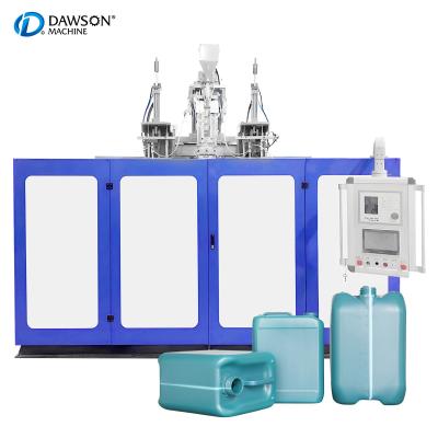 China Full Automatic Double Die Head Plastic 5L 10L HDPE Jerrycan Extrusion Blow Molding Machine for sale