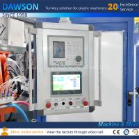 China 10L Double Station HDPE Jerry Can Blow Molding Machine 90mm Screw 160KN Clamping for sale