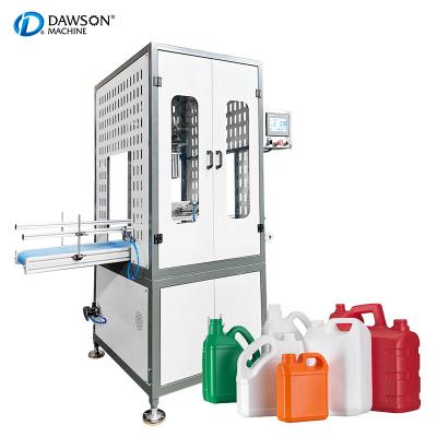 China Automatic Plastic Jerrycan Bottle Neck Trimming Machine 1L-25L 1KW for sale