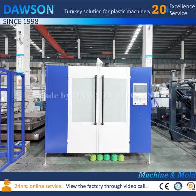 China HDPE Wide Neck Medical Chemical Bottle 1400ml Extrusion Blow Molding Machine 65mm Screw for sale