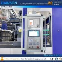 China 4 Screw Heating Zone Plastic Blow Molding Machine 30L HDPE Jerrycan Bottle Production Line 270 KN Clamping Force for sale