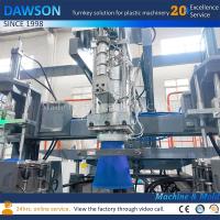 China 4 Screw Heating Zone Plastic Blow Molding Machine 30L HDPE Jerrycan Bottle Production Line 270 KN Clamping Force for sale