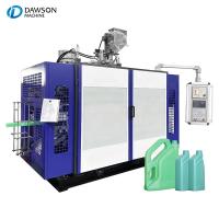 China Aluminum Beryllium Copper Mold 5L 8L 10L HDPE Plastic Bottle Blow Molding Machine 22KW for sale