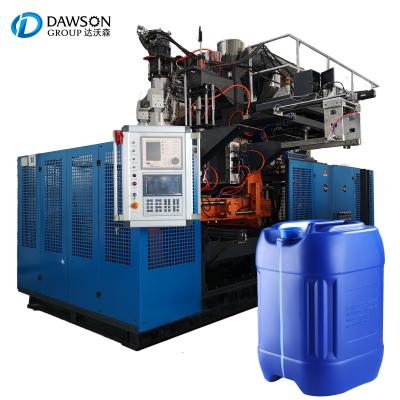 China 20L 25L Plastic Lubricant Oil Bottle Drum Blow Molding Machine 4.4x3.4x3.6m Bilingual Panel for sale