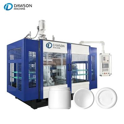 China Automatic Blow Moulding Machine 8kw Die Head Heating for 1L-5L HDPE Wide Mouth Jars 200-250pcs/h for sale