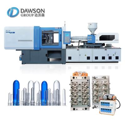 China Full Auto PET Preform Injection Molding Machine with 527 Plasticizing Capacity and 28 kW Power for sale