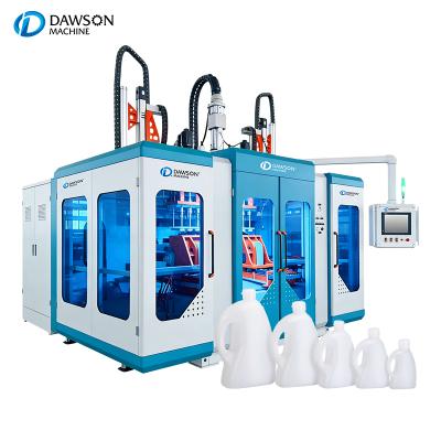 China Fully Electric Double Station HDPE Jerrycan Extrusion Blow Molding Machine 3L 5L for sale