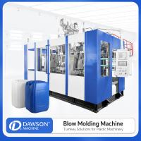 China 4 Screw Heating Zone Plastic Blow Molding Machine 30L HDPE Jerrycan Bottle Production Line 270 KN Clamping Force for sale