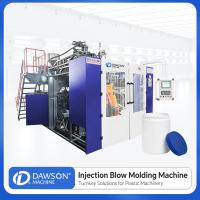 China HDPE Wide Mouth Canister Making Machine 5 Die Heads High Productivity Plastic Jar Blow Molder for sale