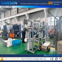 China HDPE Food Grade Wide Mouth Jars Blow Molding Machine 5-Head Single Station Blow Molder for sale