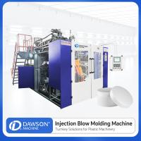 China HDPE Food Grade Wide Mouth Jars Blow Molding Machine 5-Head Single Station Blow Molder for sale