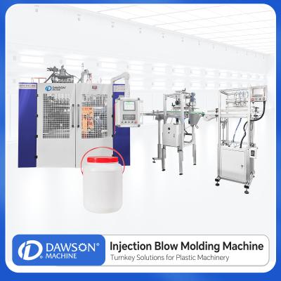 China 5-Head HDPE Wide Mouth Canister Blow Molding Machine for Chemical and Food Packaging for sale
