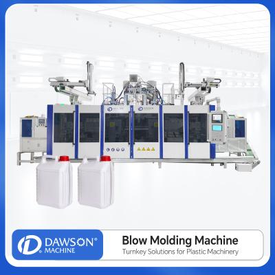 China DSB90II 5L HDPE Jerry Can Blow Molding Machine Double Station Dual Head Triple Screw Extrusion for sale