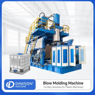 China Refurbished 1000L IBC Blow Molding Machine with Accumulator Head and Servo Motor for Plastic Drum Production for sale