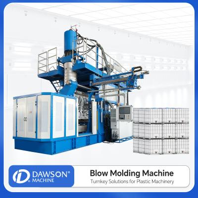 China Used 1000L IBC Extrusion Blow Molding Machine with Servo Motor and Accumulator Head for sale
