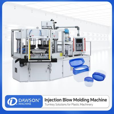 China FDA Grade HDPE PP Injection Blow Molding Machine for Leak Proof Petroleum Jars 50ml for sale