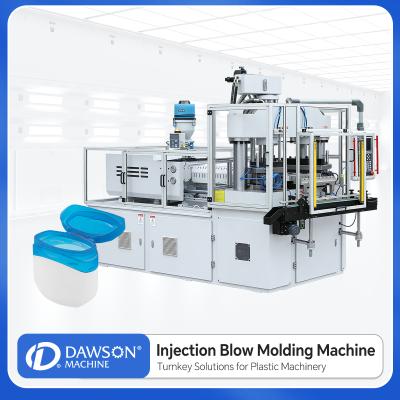 China Automatic 50ml-250ml Wide Mouth Jar Injection Blow Molding Machine for PP PE Cosmetic Containers for sale
