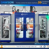 China Full Electric Double Station Extrusion Blow Molding Machine 1000ml 220KN Clamping Force for sale