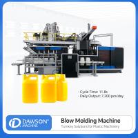 China High Speed 6 Station Rotary Blow Molding Machine for 25L HDPE Jerry Can Bottle Production for sale