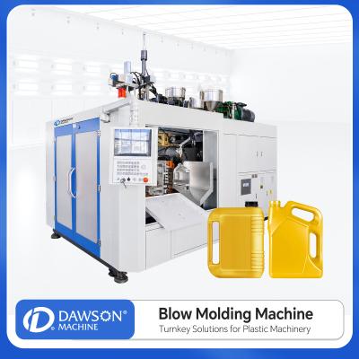 China 3 Layer Extrusion Blow Molding Machine for 4 Liter HDPE Plastic Bottle Making with Double Station for sale