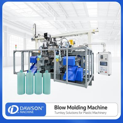 China Industrial 4 Head Double Station Blow Molding Machine with Automatic Deflashing System for Plastic Containers for sale