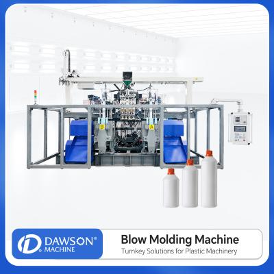 China Automatic 4 Head Double Station Extrusion Blow Molding Machine with 120 kg/h Output for Plastic Bottle Production for sale