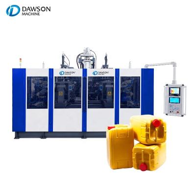 China Double Station HDPE Jerry Can Blow Molding Machine Plastic Blow Molding Machines for Lubricant Oil Container Production for sale