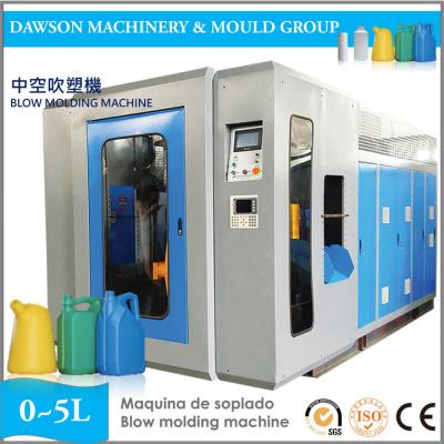 China HDPE 2L 5L Oil Barrel Auto-Deflashing Extrusion Blow Molding Machine with 65mm Screw and 68KN Clamping Force for sale