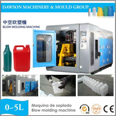China Automatic 5L Chemical Bottle Blow Moulding Machine ABLB75II - 220-240 pcs/h Output, 4.8T Weight for sale