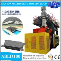 China Floating Solar Panel Automatic Blow Moulding Machine ABLD100 with 100mm Screw, 170kg/hr HDPE Output for sale