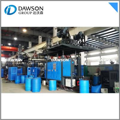 China Moog Parison Control Blow Moulding Machine 250L Capacity 800KN Clamping Force for Chemical Drums for sale