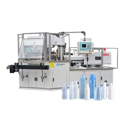 China IBM Series Injection Blow Molding Machine for 5ml-1L Plastic Bottles with 350-650 kN Clamping Force for sale