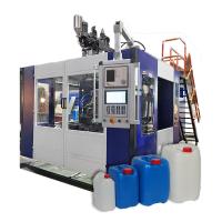 China 10L To 30L HDPE Jerrycan Oil Bottle Stackable Barrel Extrusion Blow Molding Machine for sale
