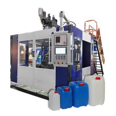 China 10L To 30L HDPE Jerrycan Oil Bottle Stackable Barrel Extrusion Blow Molding Machine for sale