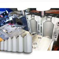 China 2L 5L PP PE Double Station Single Head Extrusion Blow Molding Machine for Plastic Containers for sale