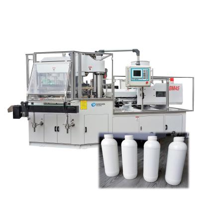 China Servo System IBM 500ml Bottle Injection Blow Molding Machine with 35-40% Energy Saving and 3-800ml Capacity Range for sale