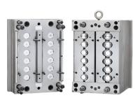 China Stainless Steel S136H Spice Cap Blow Molding Machine Mold with DC53 HRC62 Necking Plate for sale