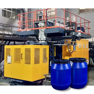 China Plastic Extrusion Automatic Blow Molding Machine 60L Open Top Drum Making for sale