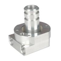 China Precision CNC Machined Manifold Body in AL6061 Aluminum with Natural Hard Anodizing for Optical Instruments for sale