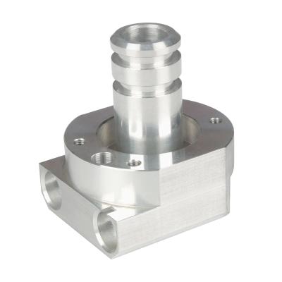 China Precision CNC Machined Manifold Body in AL6061 Aluminum with Natural Hard Anodizing for Optical Instruments for sale