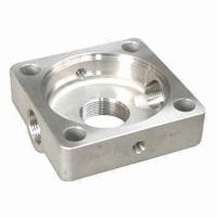 China Precision CNC Machined Manifold Base Plate AL6061 Aluminum With Hard Anodizing Finish for sale