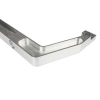 China AL7075 Aluminum With Natural Anodizing Finish Precision CNC Machined L Shape Frame Rail for sale