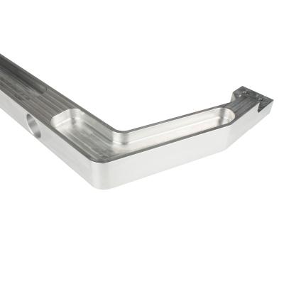 China AL7075 Aluminum With Natural Anodizing Finish Precision CNC Machined L Shape Frame Rail for sale