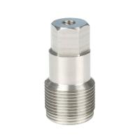 China AISI 1018 Carbon Steel With Electroless Nickel Plating Precision CNC Turning Threaded Connector for sale