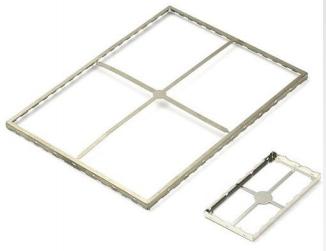 China Precision Stamping Frame Grid Assembly in AL5052 Aluminum with Natural Anodizing Finish for Medical Equipment Industry for sale