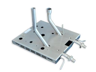 China Precision SPCC Steel Liquid Cooling Plate with Blue-White Zinc Plating for Medical Device Thermal Management for sale