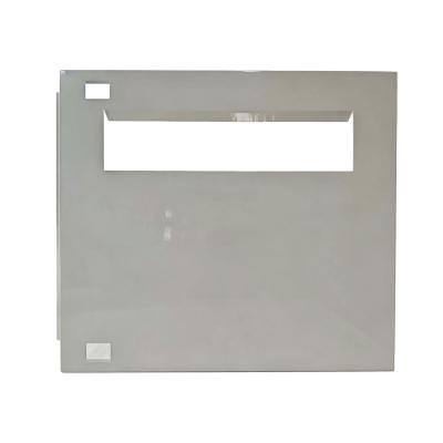 China Custom AL5052-H32 Aluminum Front Panel Cover with Sky White Powder Painting for Semiconductor Inspection Equipment for sale