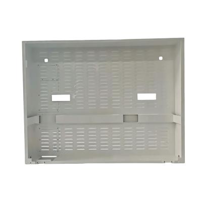 China Vented AL5052-H32 Aluminum Enclosure with Sky White Powder Coating for Semiconductor Equipment for sale