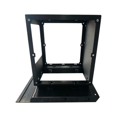 China Black Anodized AL5052-H32 Aluminum Structural Frame for Semiconductor Inspection Equipment for sale